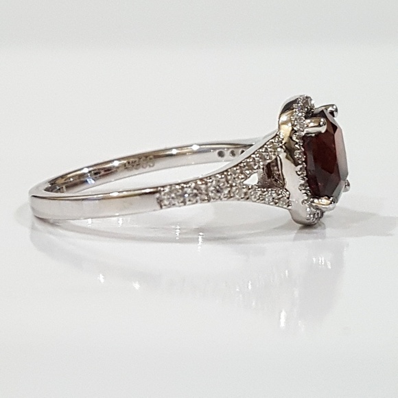 Jewelry | Natural Red Garnet Sterling Silver Ring | Poshmark
